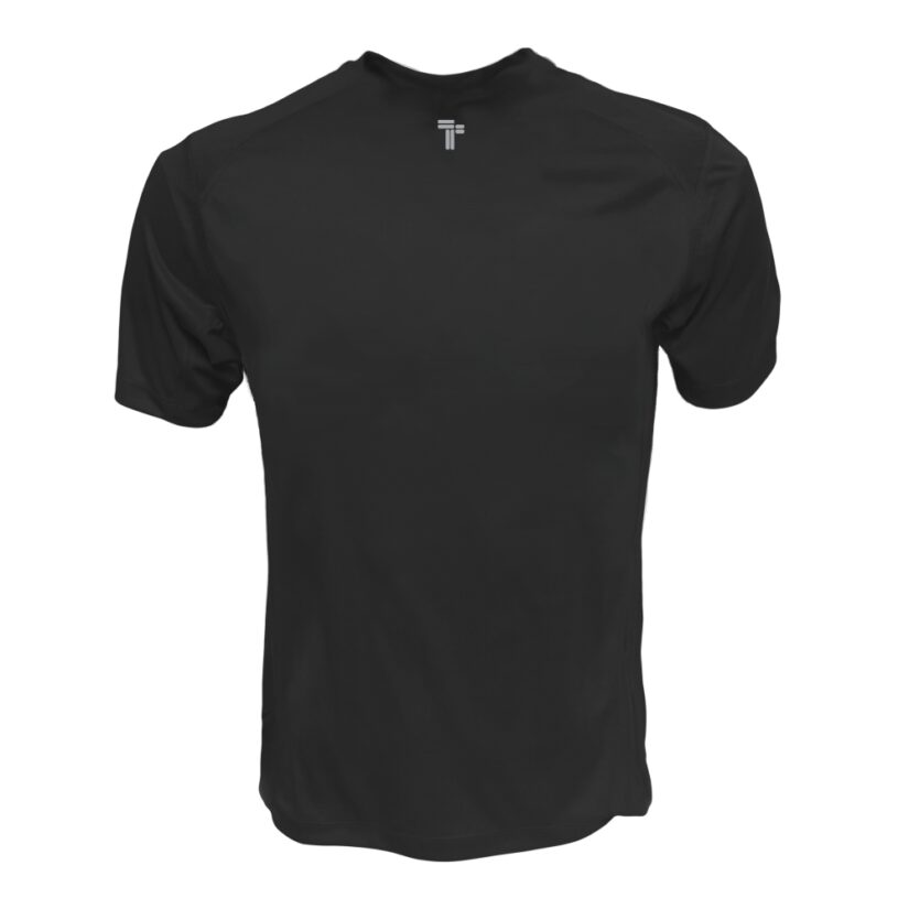 Mens Performance Short Sleeve Training Tee Black - Thermatech New Zealand