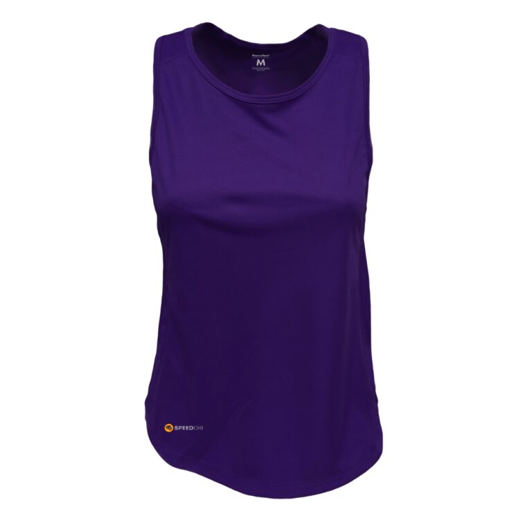 Womens Training Singlet Midnight Purple - Thermatech New Zealand