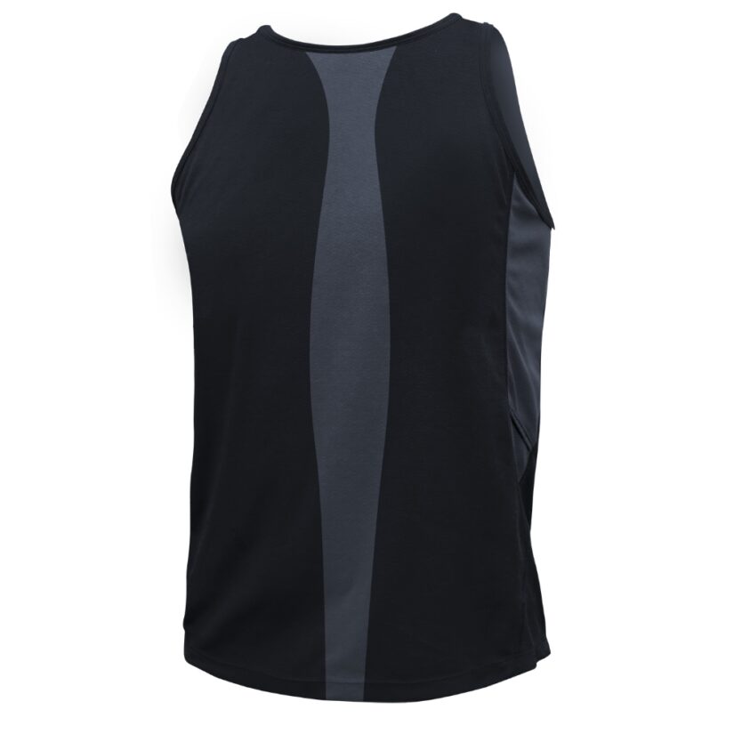 Mens Training Singlet Black/Char - Thermatech New Zealand
